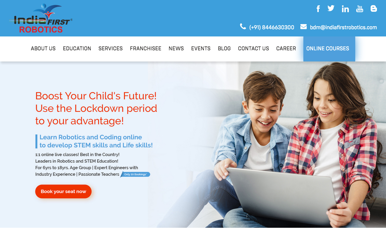 IndiaFirst Robotics,Best CSS, Website Gallery, CSS Galleries, Best CSS Design Gallery, Web ...