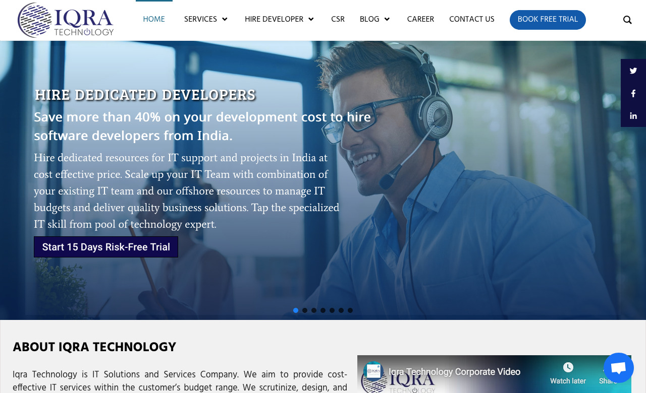 Iqra Technology,Best CSS, Website Gallery, CSS Galleries, Best CSS Design Gallery, Web Gallery ...
