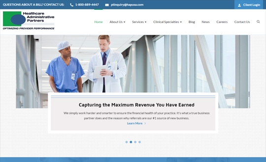 Healthcare Administrative Partners,Best CSS, Website Gallery, CSS ...