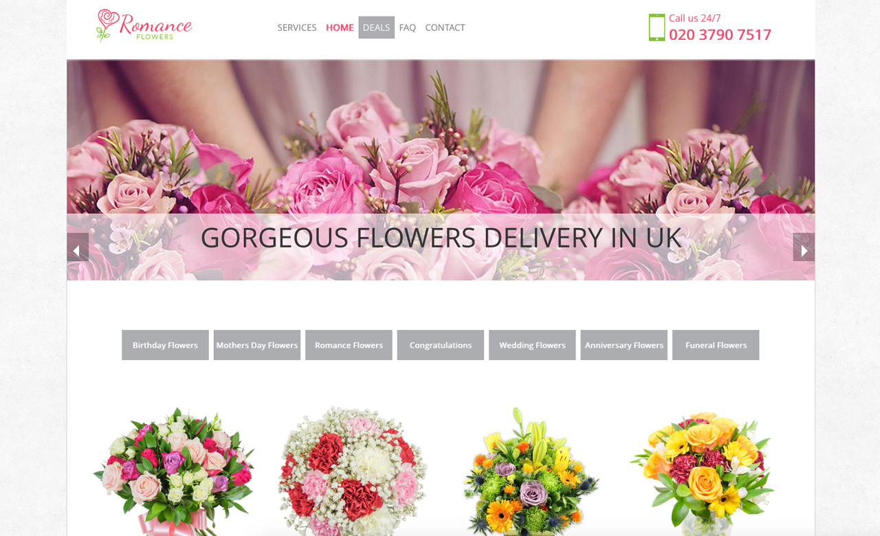 Romance Flowers,Best CSS, Website Gallery, CSS Galleries, Best CSS ...